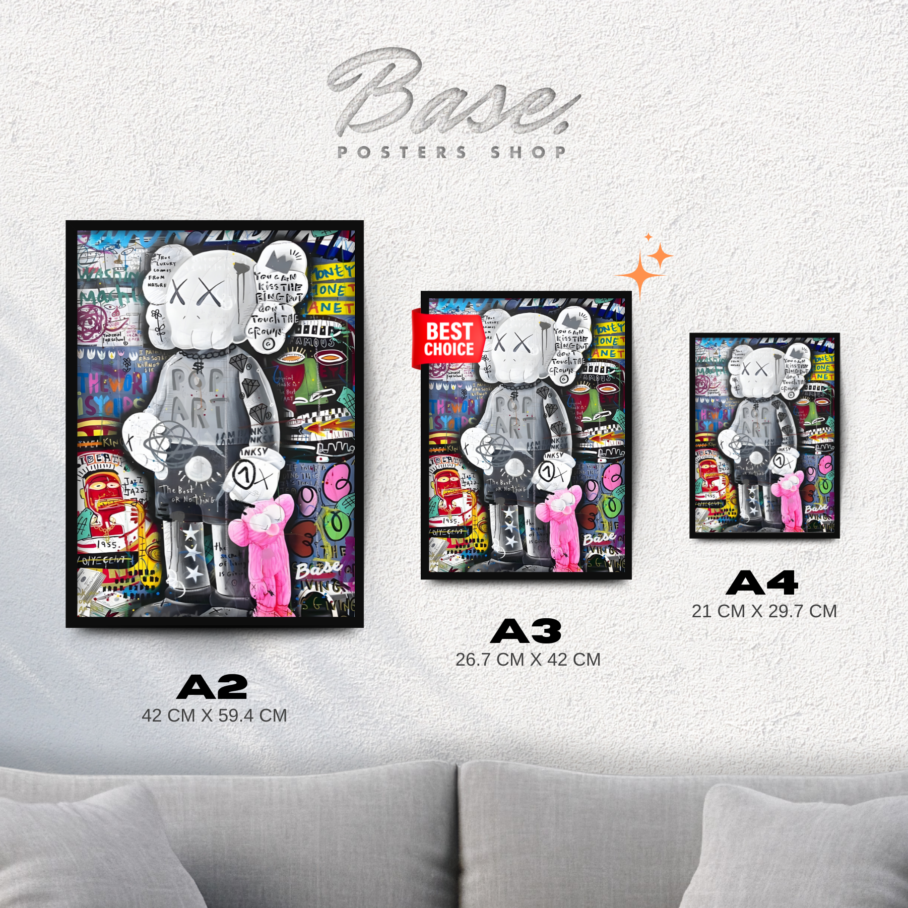 Kaws Pop Art – Posters Base